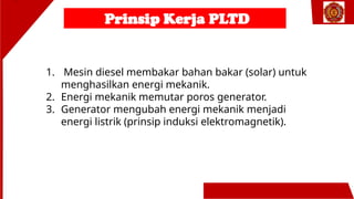 Prinsip Kerja Sederhana Pembangkit Listrik Tenaga Diesel (PLTD) | PPT