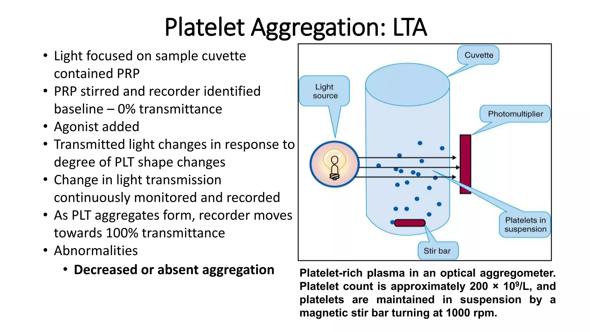 platelet function, disorders and its assesment | PPTX