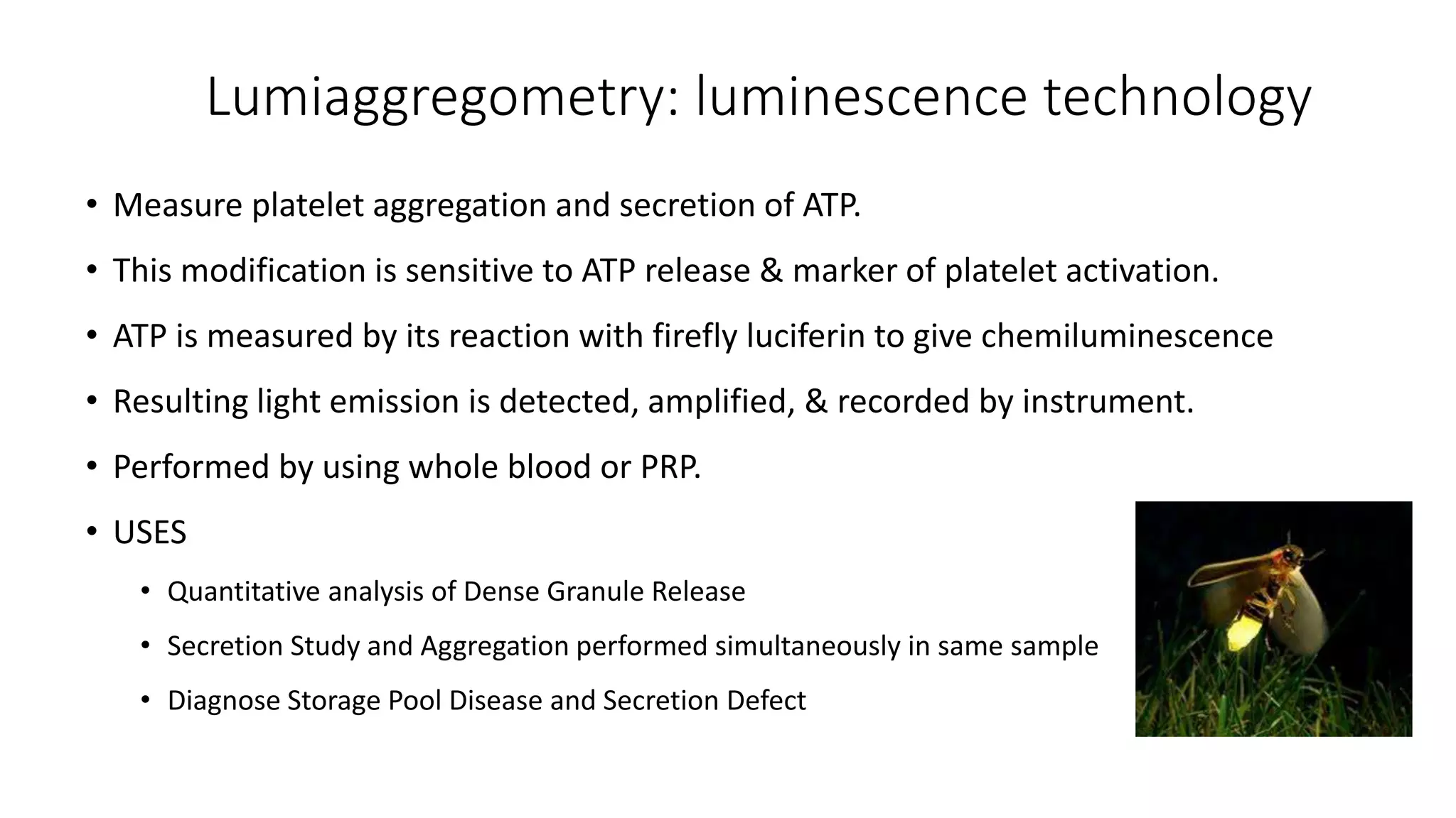 platelet function, disorders and its assesment | PPTX