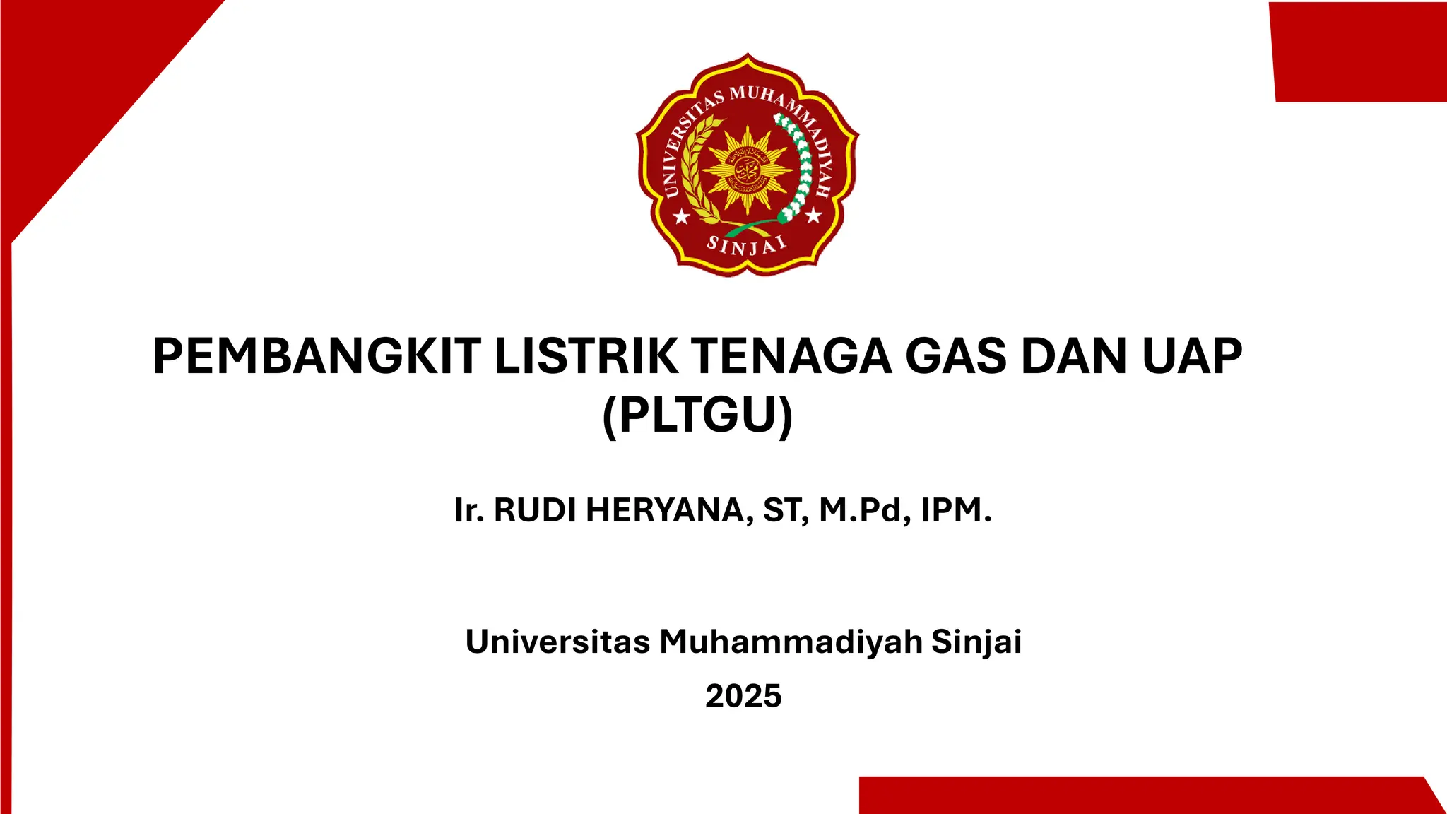 Prinsip Kerja Sederhana Pembangkit Listrik tenaga Gas dan Uap (PLTGU) | PDF