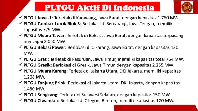 Prinsip Kerja Sederhana Pembangkit Listrik tenaga Gas dan Uap (PLTGU) | PPT