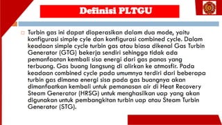 Prinsip Kerja Sederhana Pembangkit Listrik tenaga Gas dan Uap (PLTGU) | PDF