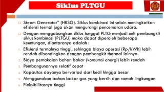 Prinsip Kerja Sederhana Pembangkit Listrik tenaga Gas dan Uap (PLTGU) | PDF
