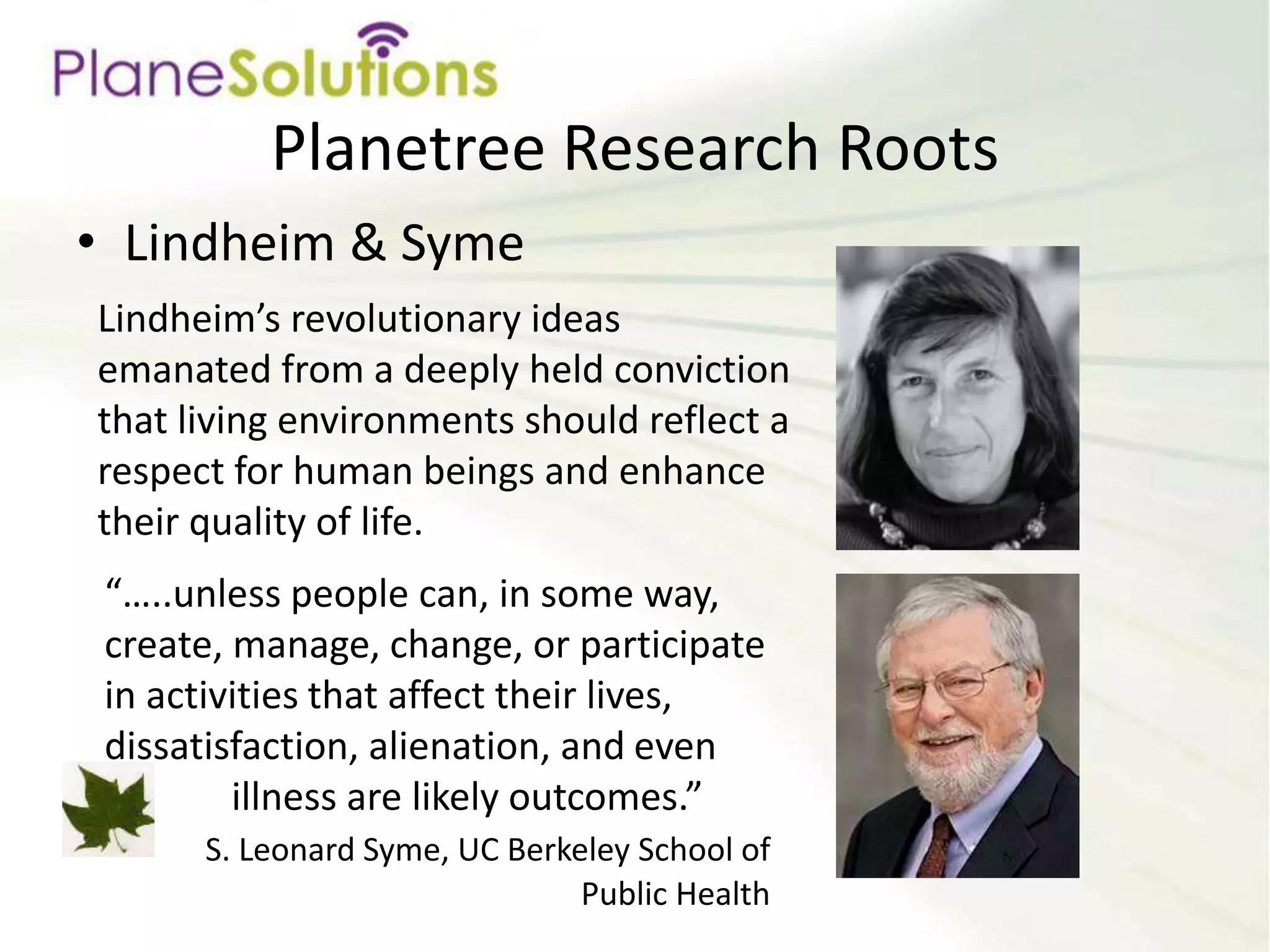 Research Roots of Planetree Patient-Centered Design | PPTX