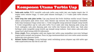 Prinsip Kerja Sederhana Pembangkit Listrik Tenaga Uap (PLTU) | PDF