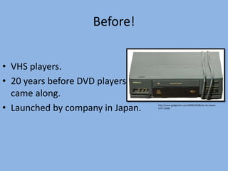 Pltw dvd player | PPTX