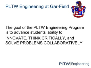 PLTW@GFHS | PPTX