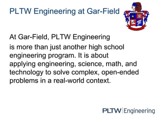 PLTW@GFHS | PPTX
