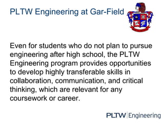 PLTW@GFHS | PPTX