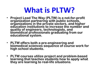 PLTW Parent Night Presentation | PPT