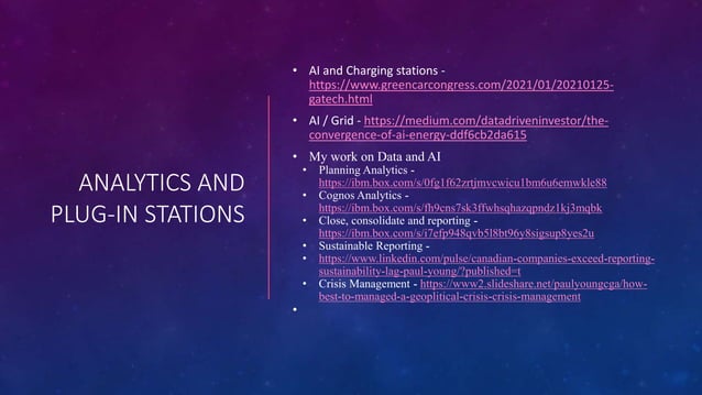 Electrical Vehicles and Plug-In Stations | PPT