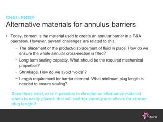 Plug & Abandonment | PPT