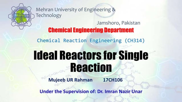 Plug Flow Reactor | PPTX | Chemistry | Science