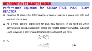 Plug Flow Reactor | PPTX