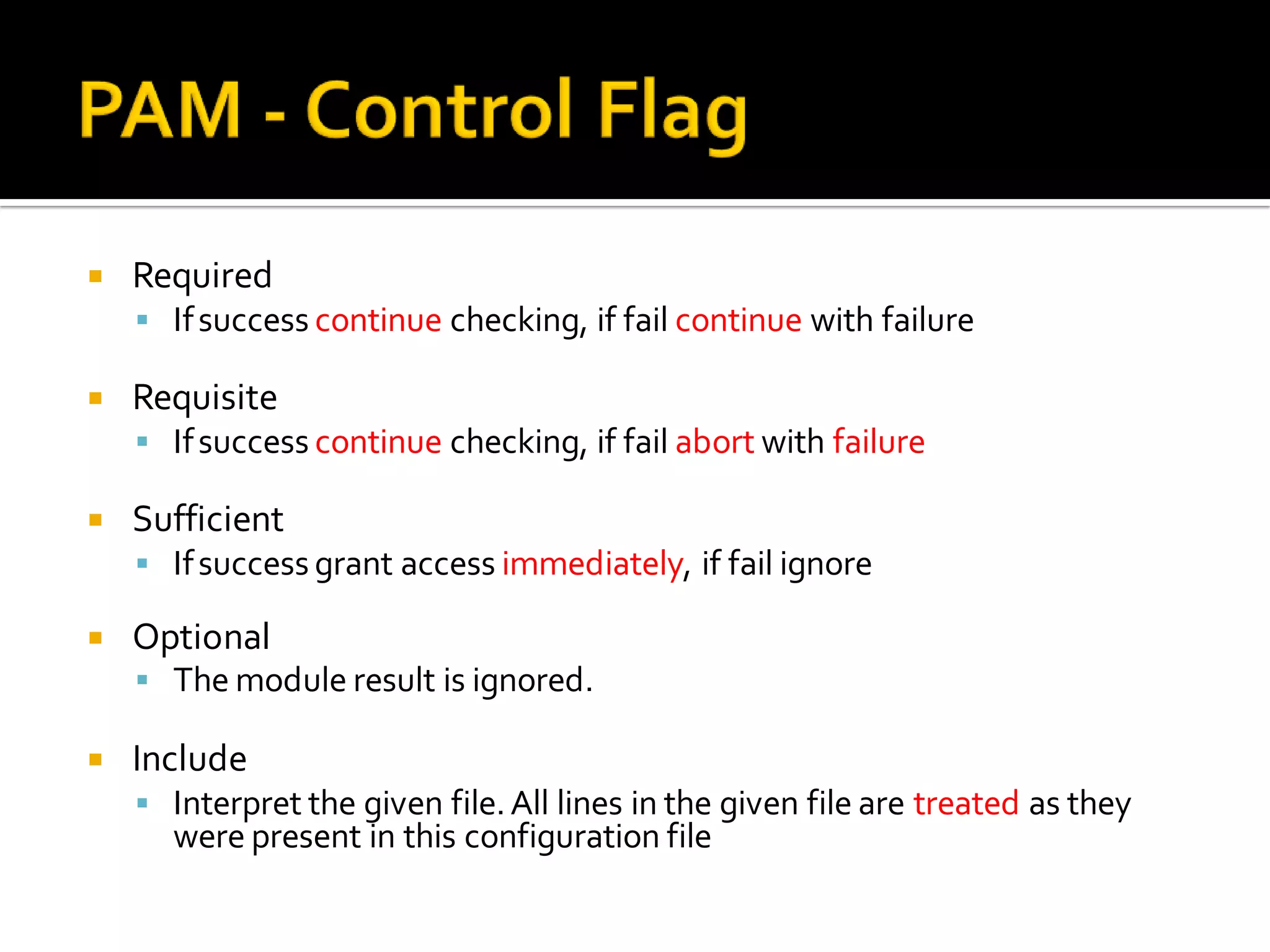 Pluggable authentication modules | PPT