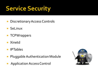 Pluggable authentication modules | PPT