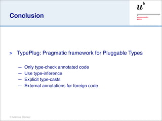 TypePlug -- Practical, Pluggable Types | PDF | Programming Languages | Computing