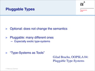TypePlug -- Practical, Pluggable Types | PDF | Programming Languages | Computing