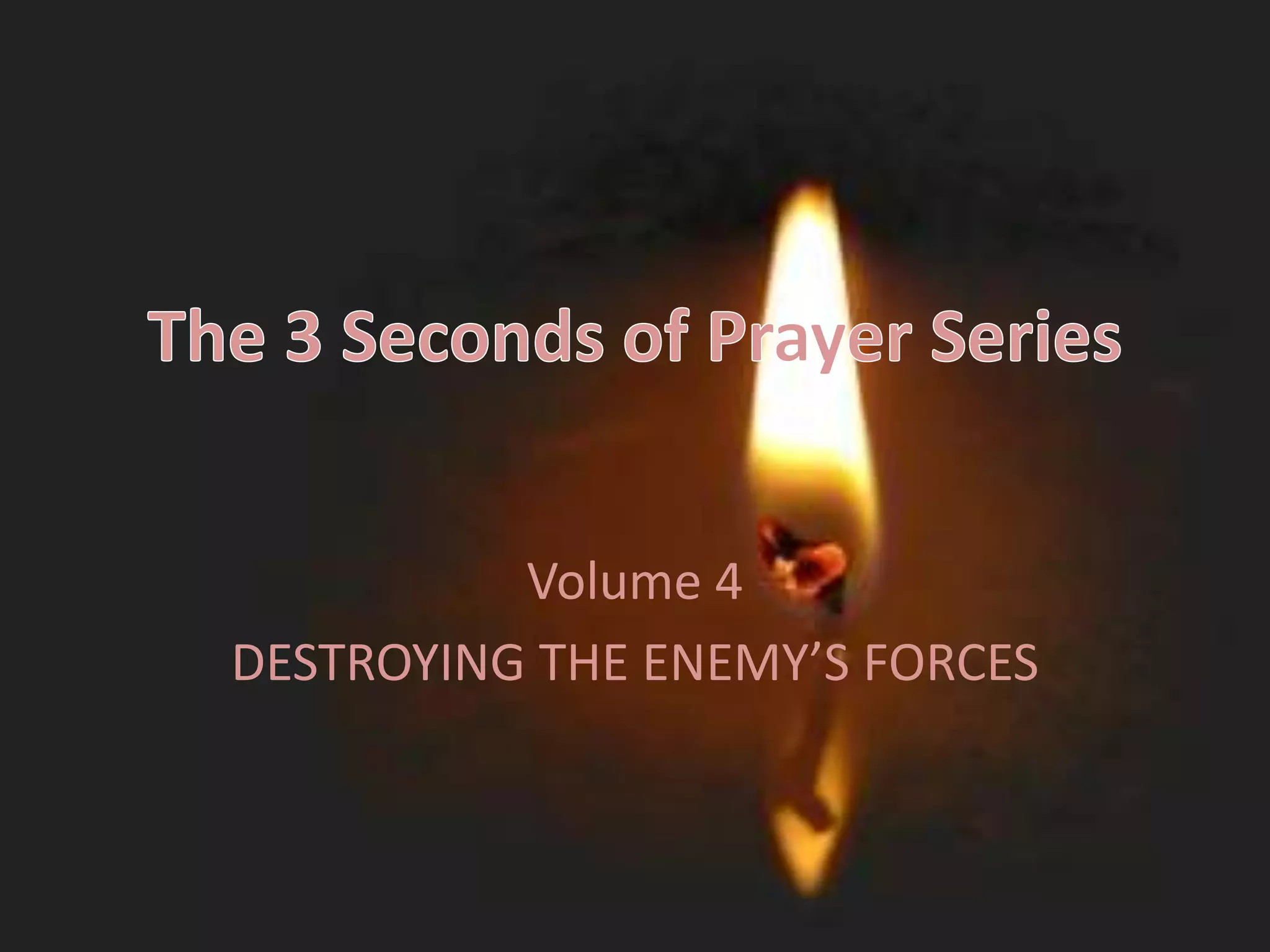 Plugging into the power source 3 secprayerseries_vol4 | PPTX
