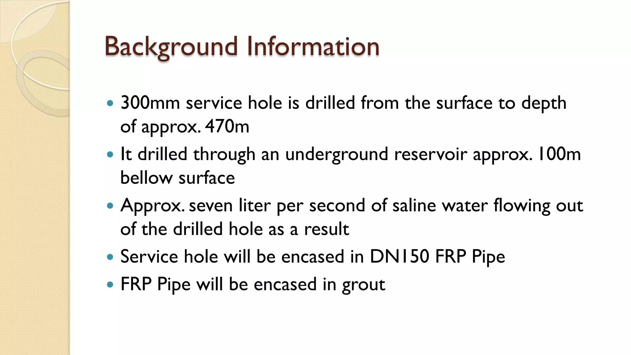 Plugging of Service Hole_Animation | PPT