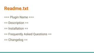 Plugin Development Guideline | PPT