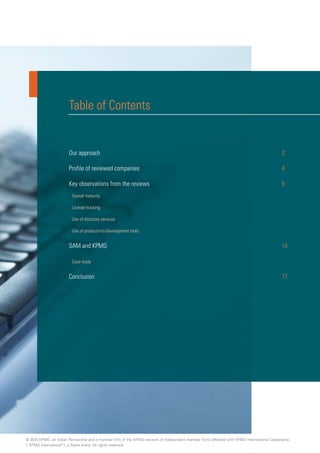 Software Asset Management (SAM) Maturity landscape in India | PDF ...
