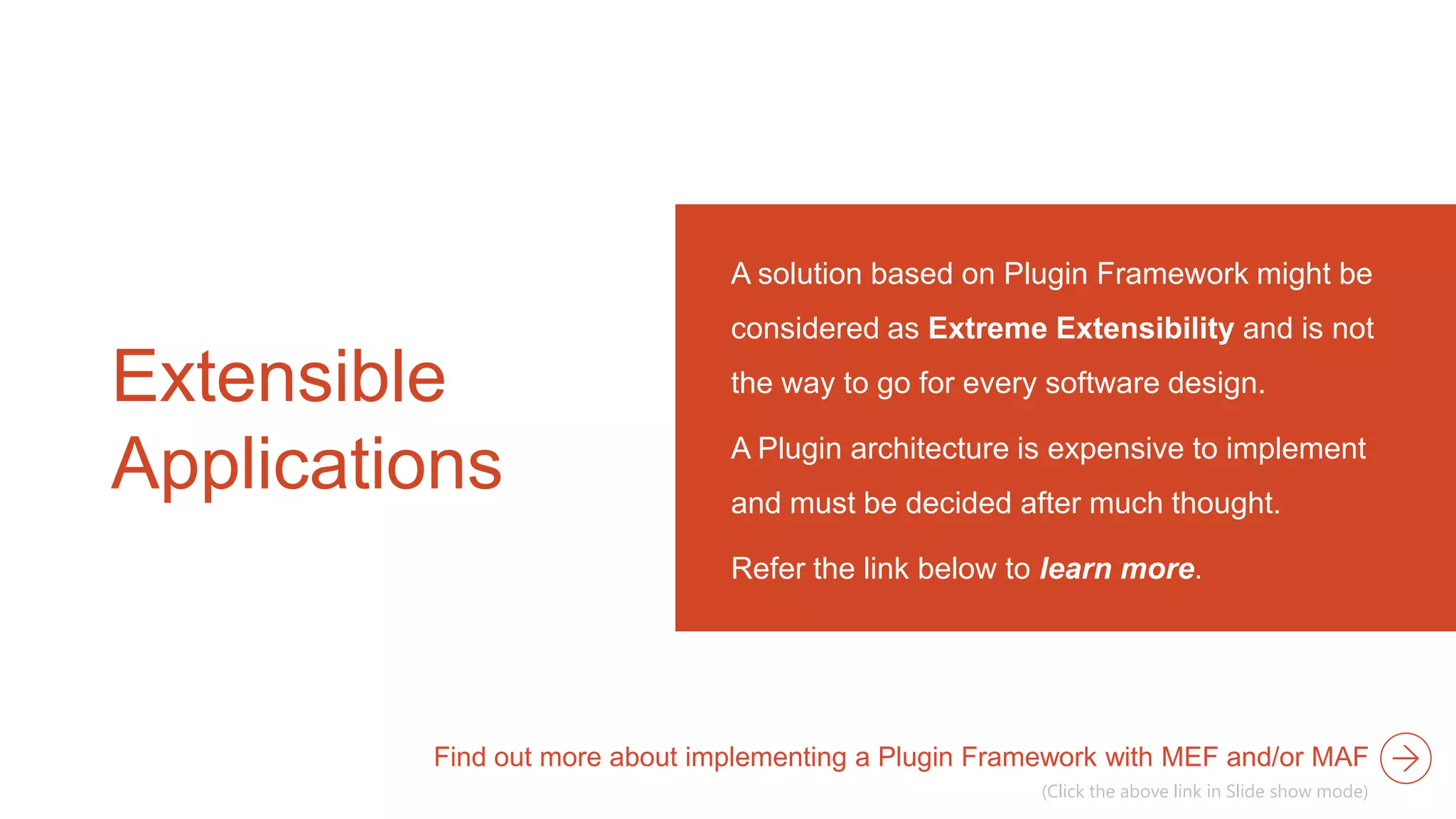 Plugin architecture (Extensible Application Architecture) | PPTX | Programming Languages | Computing