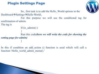 Plug in development | PPTX | Web Development | Internet