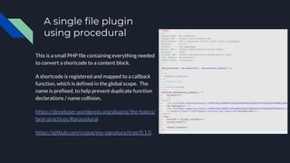 Plugin Development for Beginners | PPT