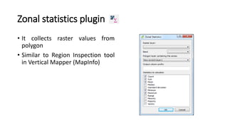Plugins in QGIS and its uses | PPTX