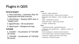 Plugins in QGIS and its uses | PPTX