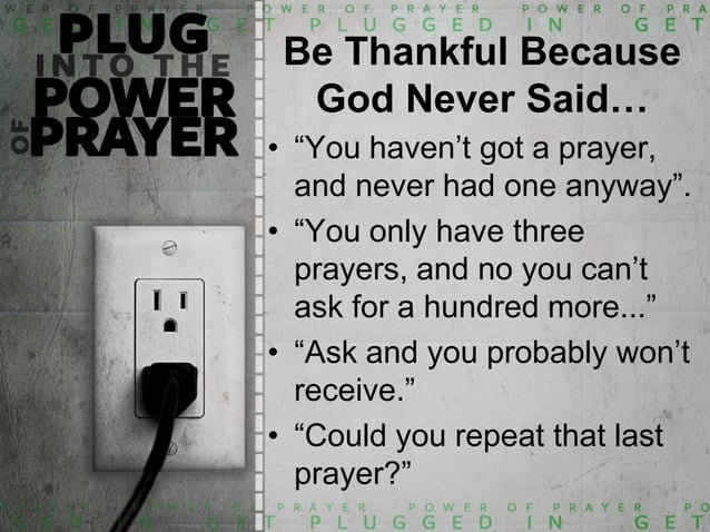 Plug Into the Power of Prayer | PDF | Christianity | Religion ...