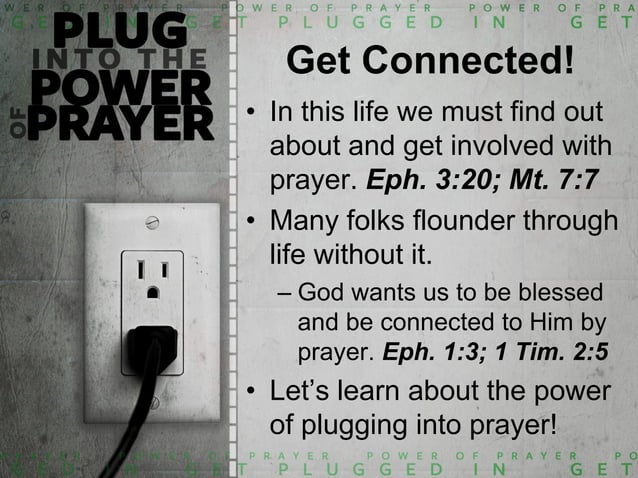 Plug Into the Power of Prayer | PDF | Christianity | Religion ...