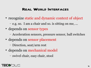 Pluggable Realworld Interfaces | PPT