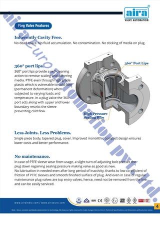 Actuated & Manual Plug Valves | PDF