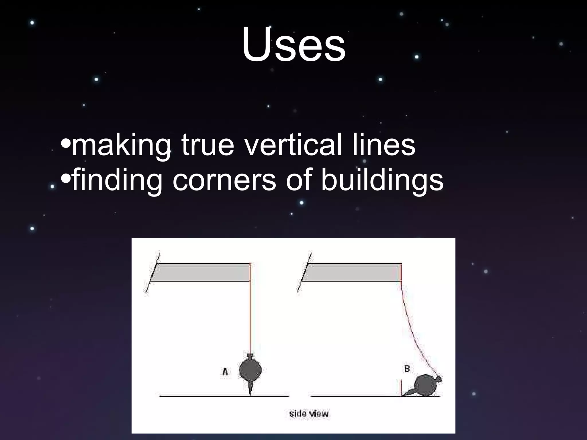 plumb bob and string line | PPT