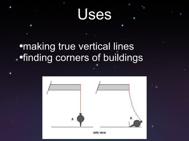 plumb bob and string line | PPT