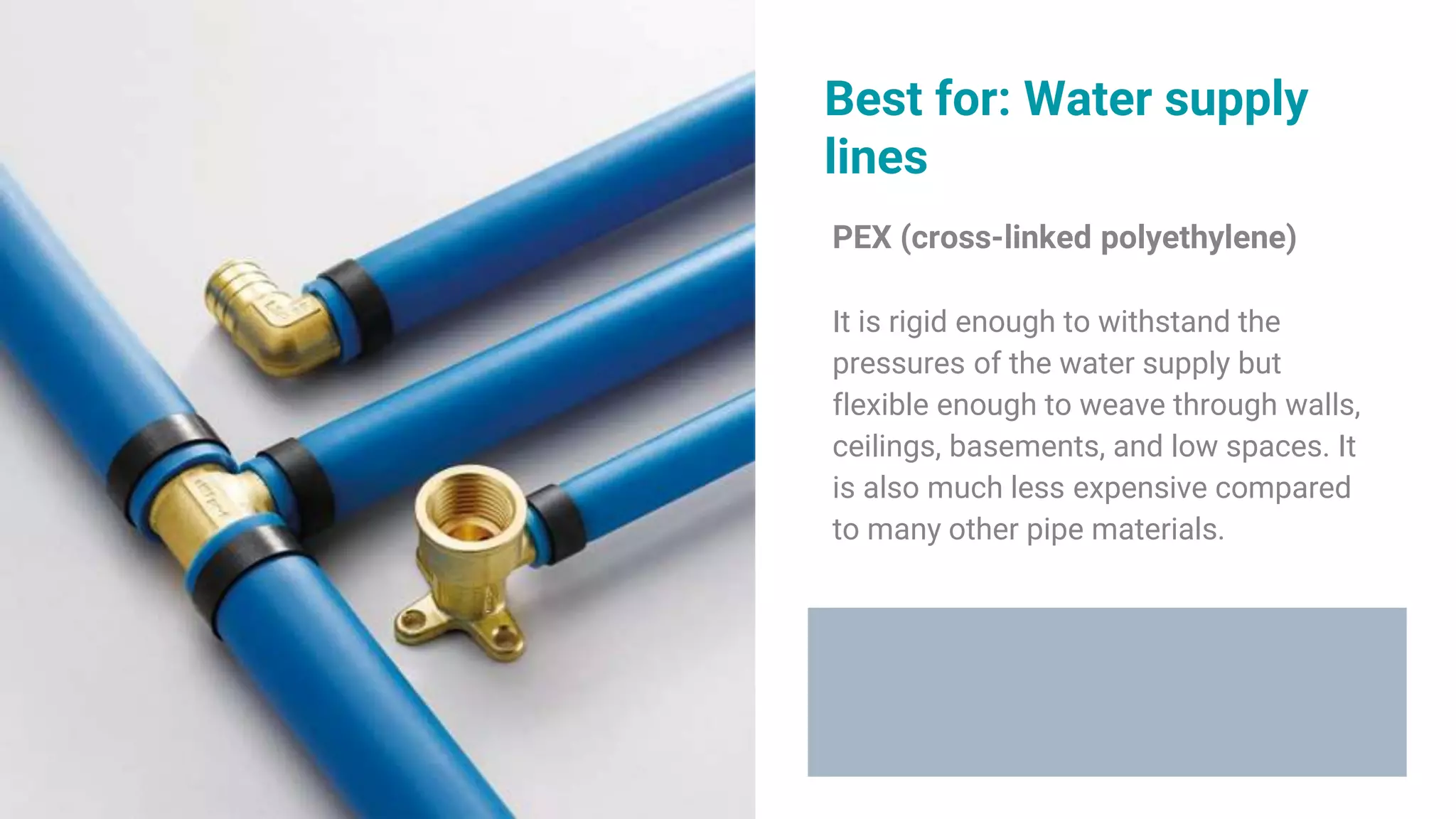 Plumber recommend these 7 types of plumbing pipes | PPTX