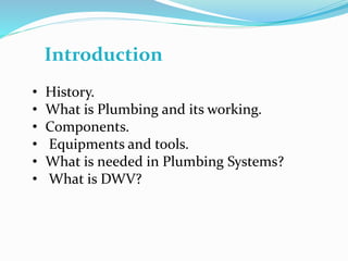Plumbing | PPTX