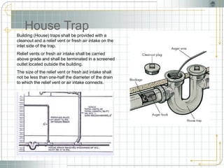 PPT OF PLUMBING AND COMPONETS | PPT on Plumbing | PPT