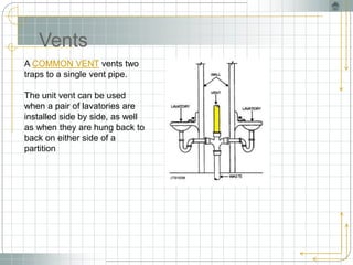 PPT OF PLUMBING AND COMPONETS | PPT on Plumbing | PPT