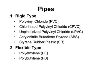 PLUMBING.pptrfffjedkkxfmk3eldokwndktookedfm | PPT
