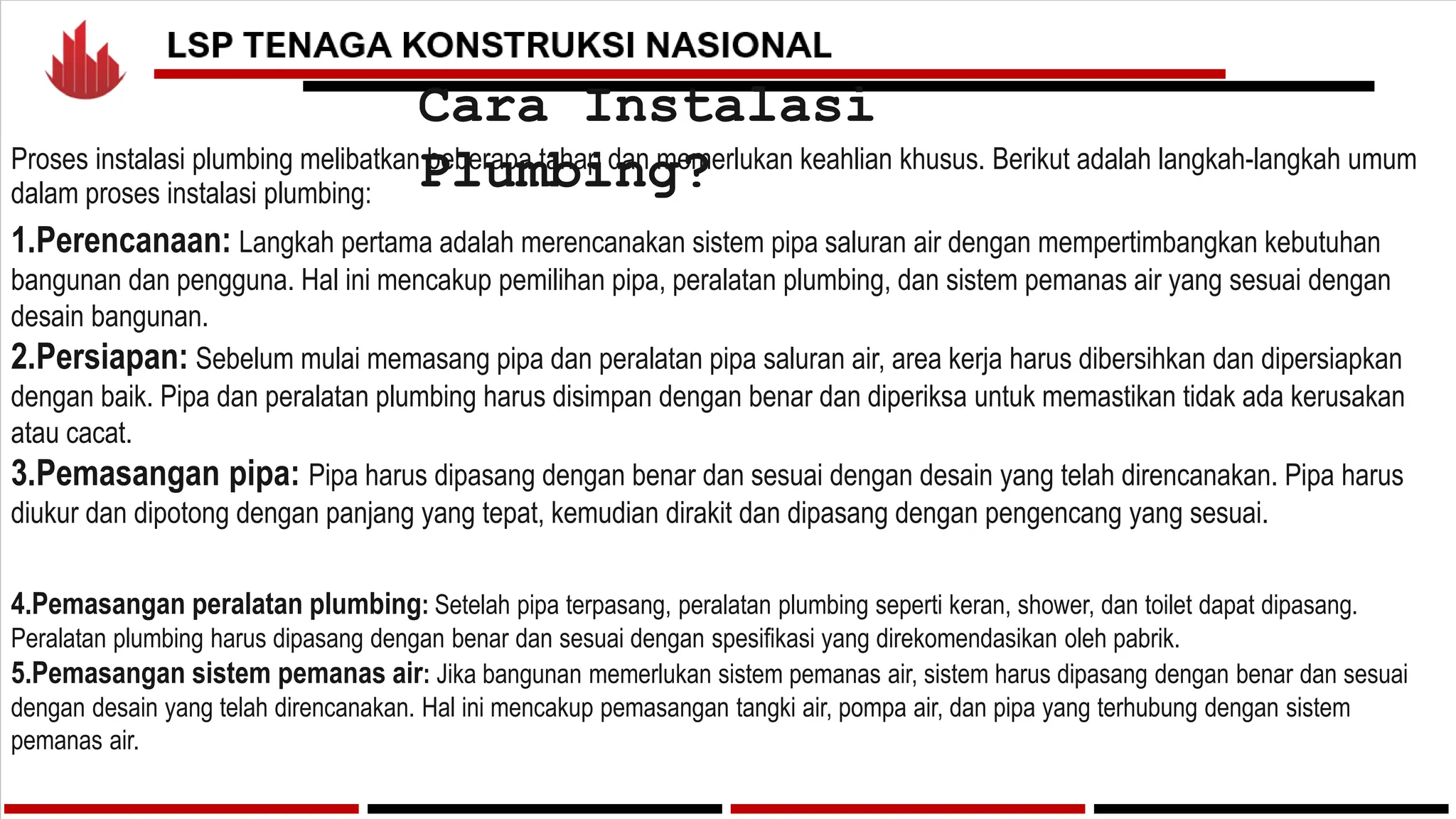PELAKSANA PEKERJAAN TEKNIK PLUMBING.pptx