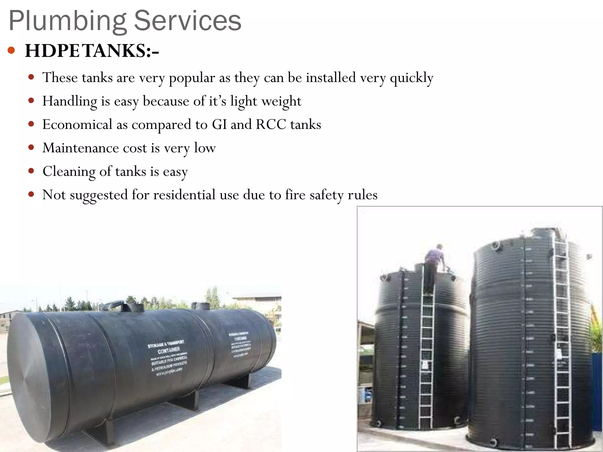 Plumbing and drainage services | PDF