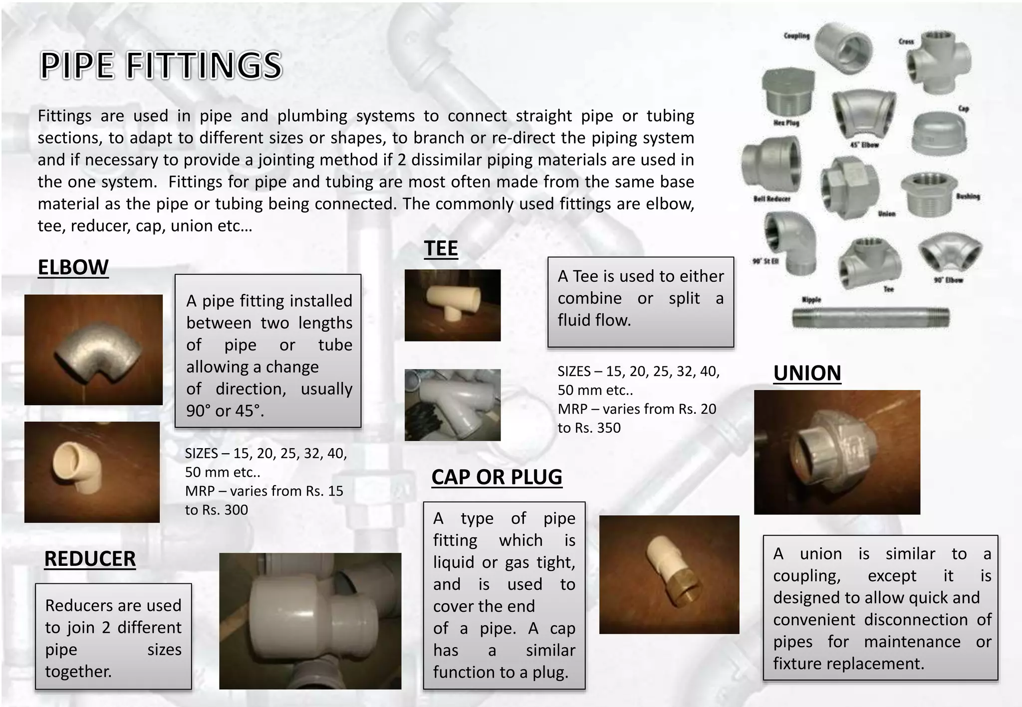 Plumbing and sanitation | PPTX