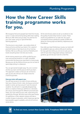 Plumbing career training courses brochure | PDF