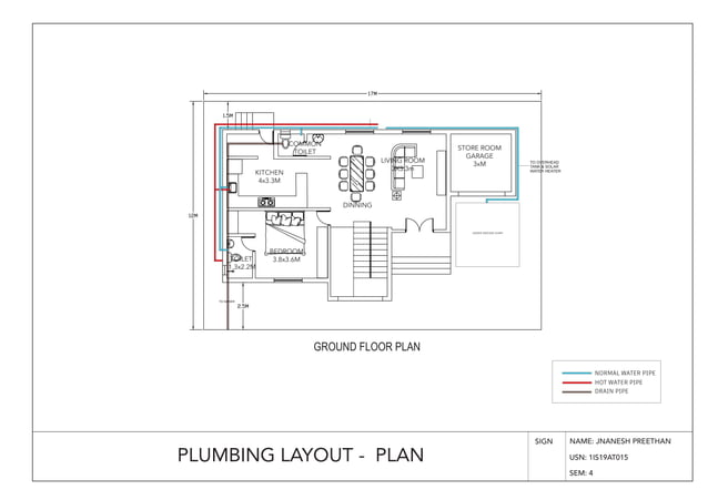 PLUMBING LAYOUT- CIVIL ENGINEERING-MEP-E | PDF | Bath and Shower ...