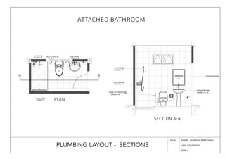 PLUMBING LAYOUT- CIVIL ENGINEERING-MEP-E | PDF