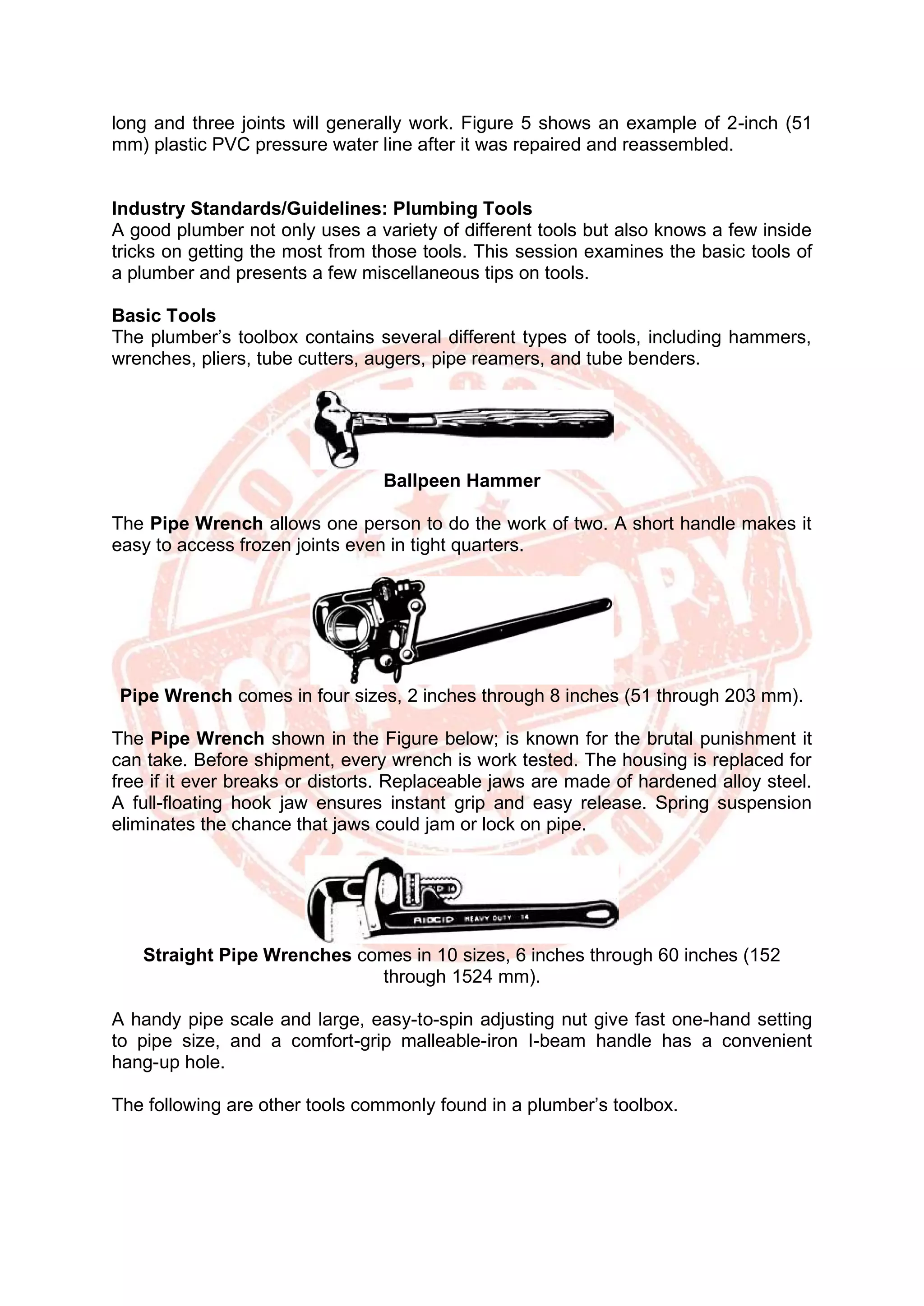 PLUMBING NC II - CBLM | PDF