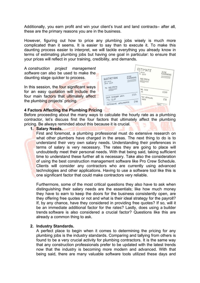 PLUMBING NC II - CBLM | PDF